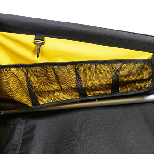 Burley Design Nomad, Aluminum Touring Cargo Bike Trailer , Yellow/Black