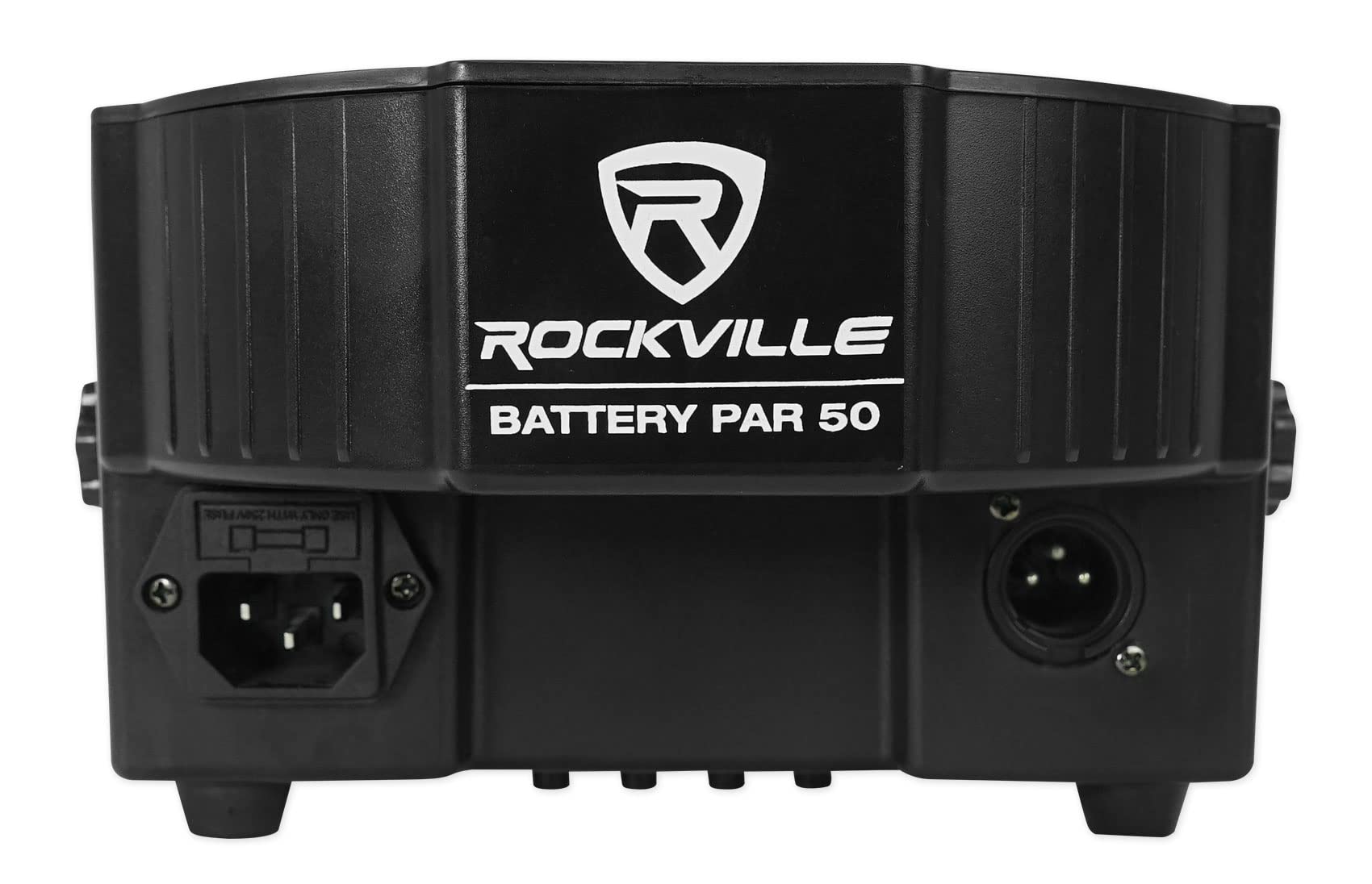 Rockville Battery PAR 50 Black, 10 Pack Rechargeable RGB Wash Lights with Charging Flight Case, Includes RF Remote, 10 Hour Battery Life, Perfect for Events, Parties & DJ Gigs