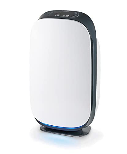 Purafide XP360 Veteran Owned Air Purifier covers 2200 Sq Ft. with 2-Year H13 HEPA, 6-stage filtration capturing Smoke, Odor, Pet Dander, Dust in Home, Bedroom, Living Room & Offices - White
