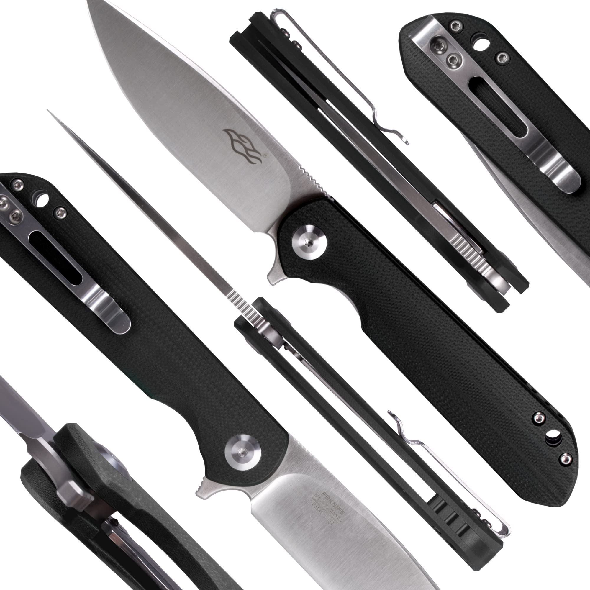 Ganzo Firebird FH41 BK D2 Steel Blade G10 handle Pocket Folding Knife EDC Tool