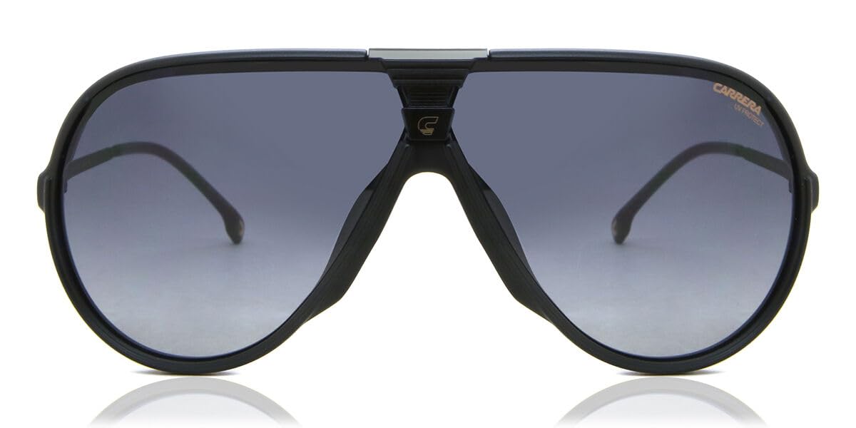 Carrera CHANGER65 Matte Black/Grey Shaded - Grey Gold 67/7/135 unisex Sunglasses