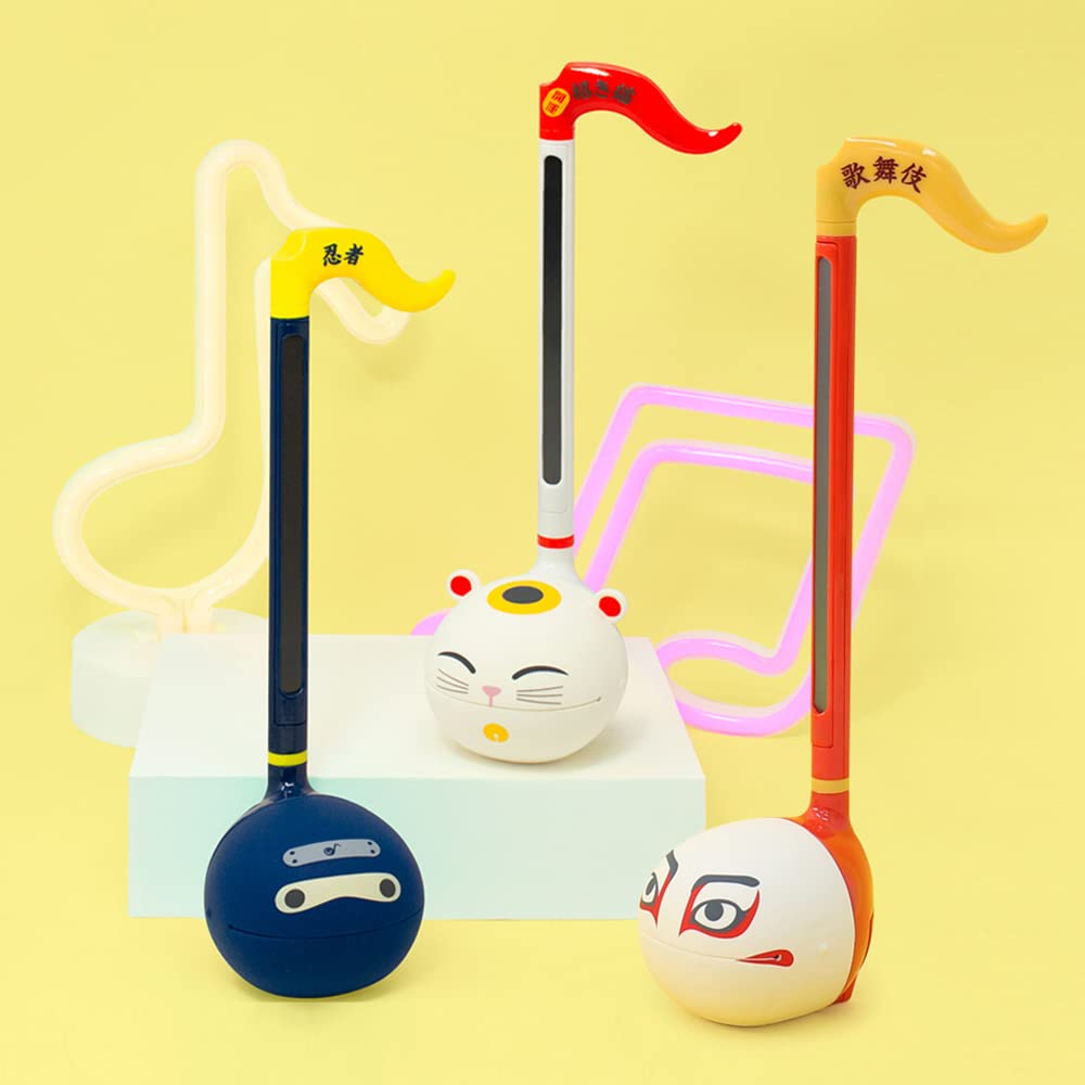 Otamatone Classic Ninja [Officially Licensed] Japanese Character Electronic Musical Instrument Portable Synthesizer from Japan Maywa Denki for Children Kids and Adults Gift
