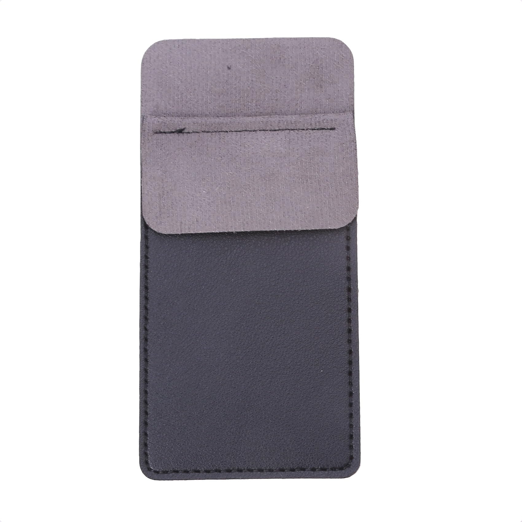 Generic 6.1x2.9inch Genuine Leather Heavy Duty Pocket Protector Pen Holder Pouch for Shirts,Lab Coats,Pants - Multi-Purpose - Holds Pens,Pointers,Pencils,and Notes (Black)