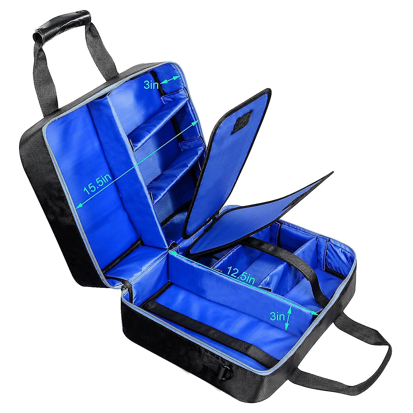 Carrying Case Compatible with Xbox Series X & S Console, Portable Travel Storage Bag Organizer for Xbox Game Console Gaming Headset, Controllers, Cables and Other Accessories.