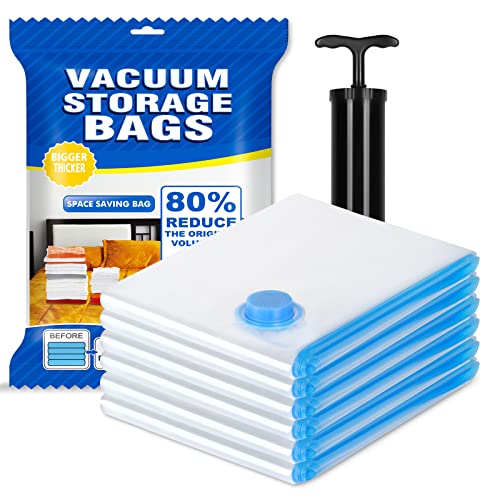 MecTo Bundle 3 Pack Clothes Storage Bag and 6 Pack Vacuum Storage Bags