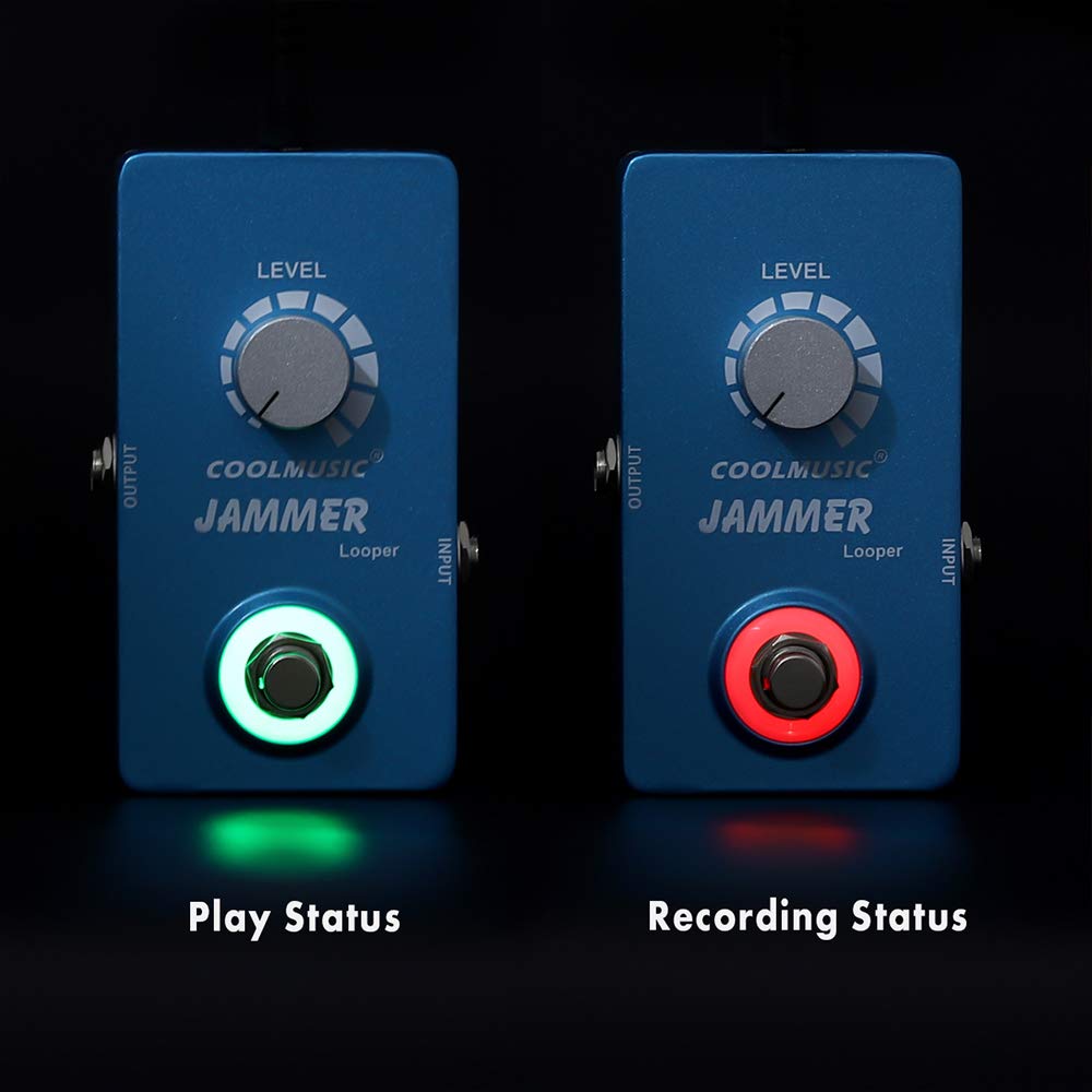 Coolmusic Jammer Looper Effects Pedals 10 Minutes of Looping Unlimited Overdubs