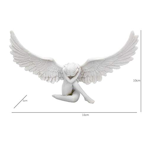 WYBF Angel Fairies Sympathy Figurine Resin Ornament for Garden Home Art Decoration Accessories