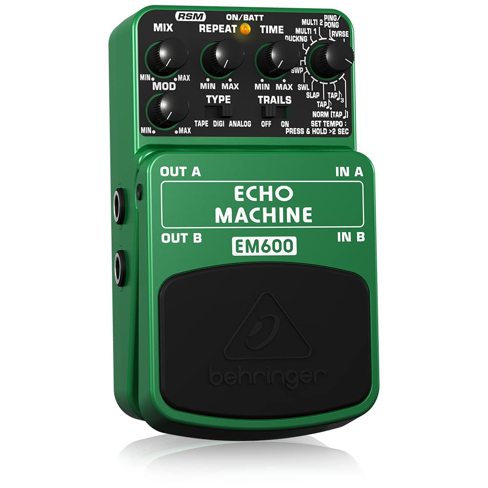 Behringer Echo Machine Em600 Ultimate Echo Modeling Effects Pedal