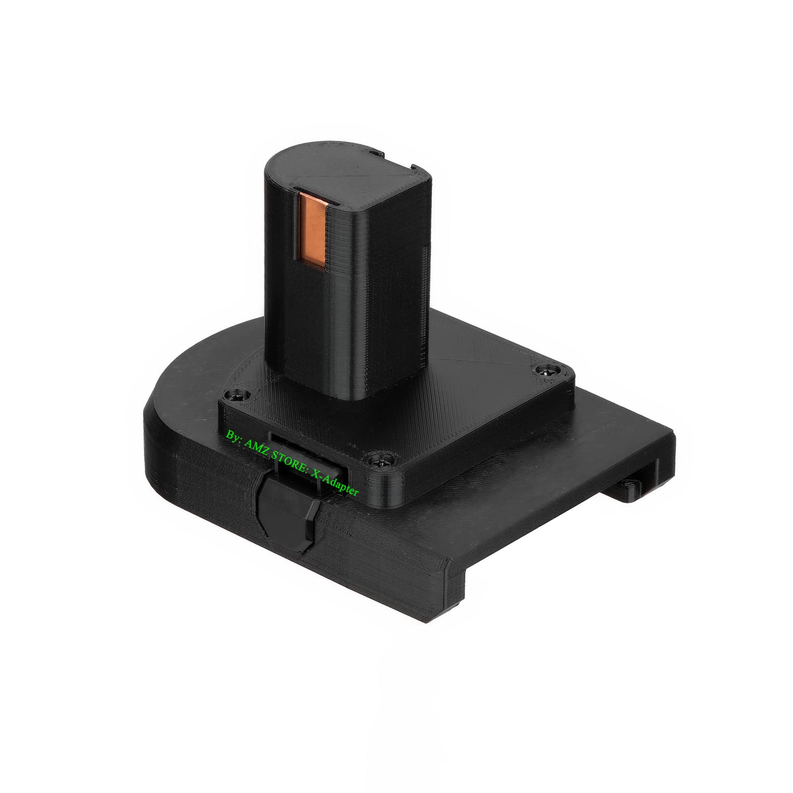 X-Adapter 1x Adapter for Ryobi 18v Tools Works On Bosch 18v Blue Professional Batteries (Not 18v PBA All Battery)- Adapter Only, Black (BS-RY18)