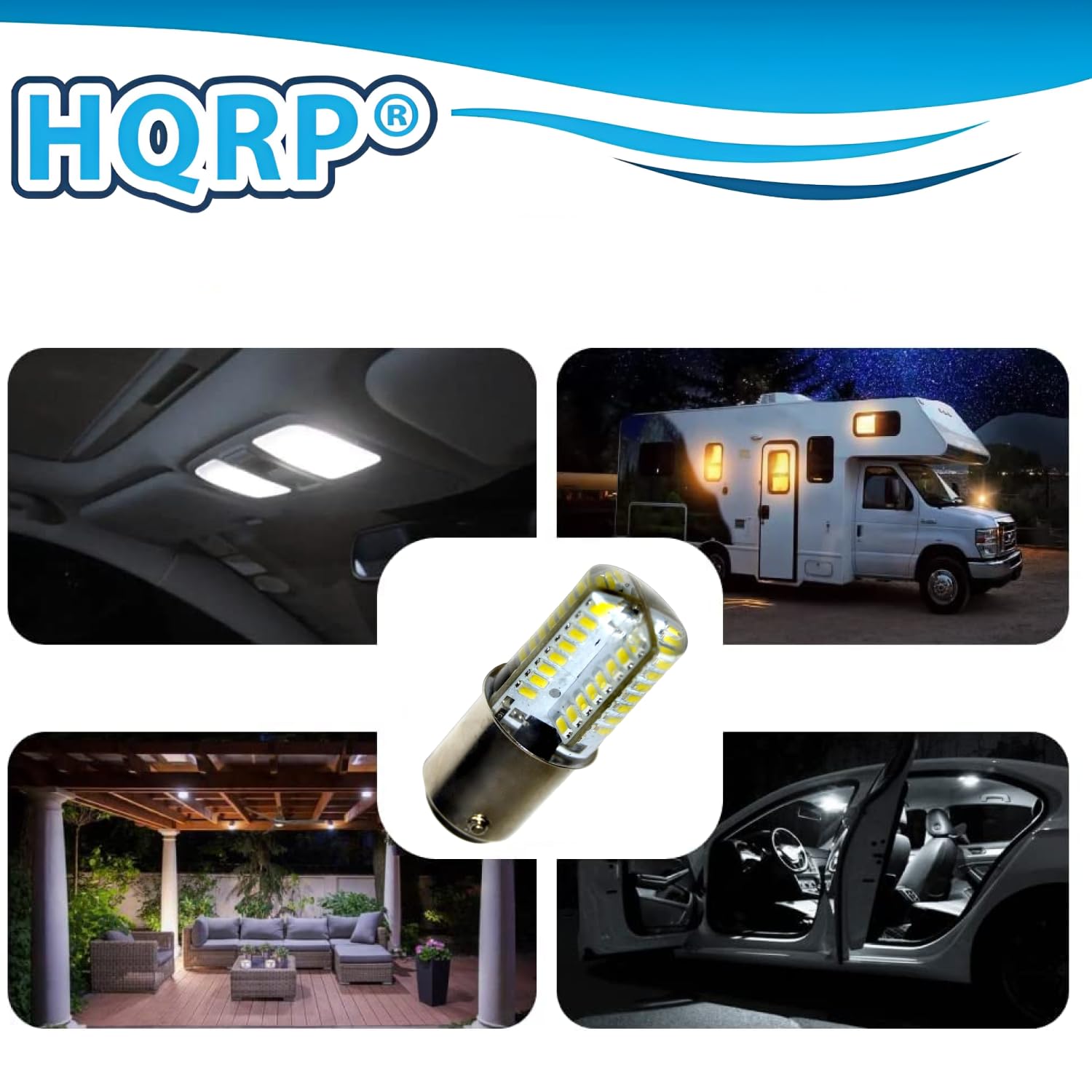HQRP 110V LED Light Bulb Cool White Compatible with Singer 201, 221, 221K, 222, 247, 301, 301A, 301K, 328K, 337, 347, 401, 401A, 403, 404 Sewing Machine