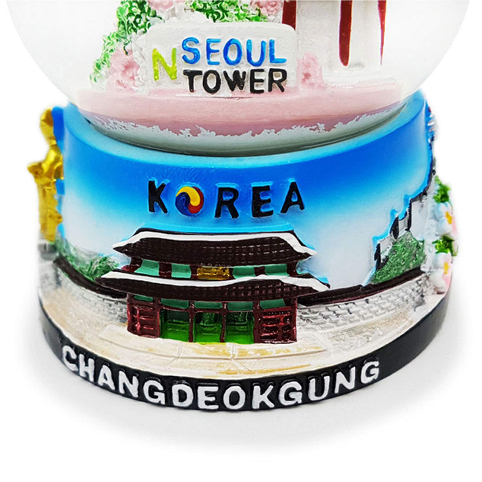 Seoul Tower Snow Globe Large Size Landmark Seoul Korea Snowglobe Miniature Snowglobes