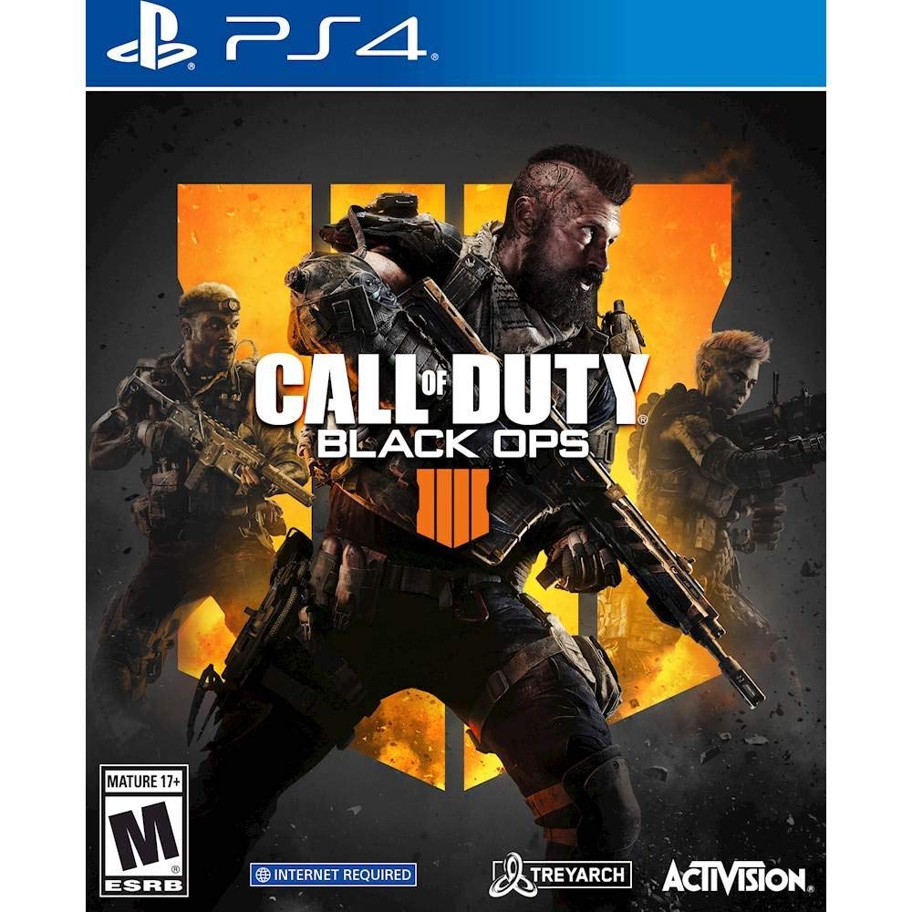 Playstation 4 Slim 2TB SSHD Console with Call of Duty Black Ops 4 Bundle Enhanced with Fast Solid State Hybrid Drive (Renewed)