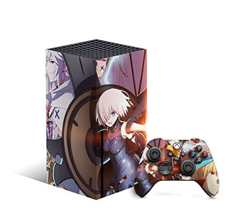Dark Dark Nightmare Knight Video Game X-box-Series-X Skin Stickers, Full Body Vinyl Decal Cover for Microsoft X-box-Series-X Console & Controllers