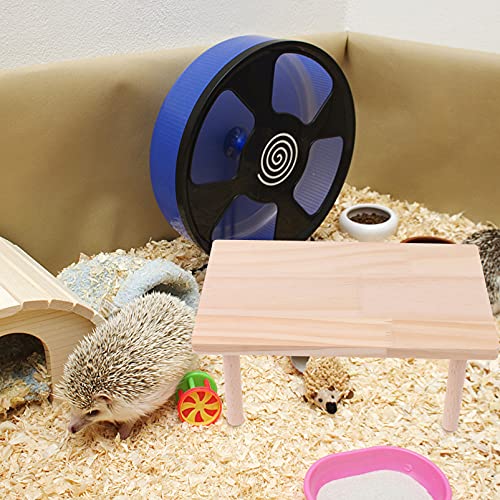 Ipetboom Hamster Platform 1 Pc Hamster Platform, Hamster Play Wooden Platform Bird Playground Hamster Climbing Toy for Hamster Squirrel Gerbil Chinchilla Birds