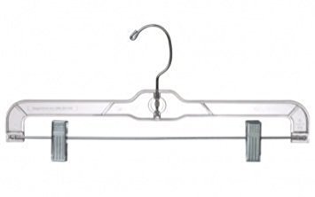 Only Hangers 14" Clear Pant/Skirt, Pack of 50