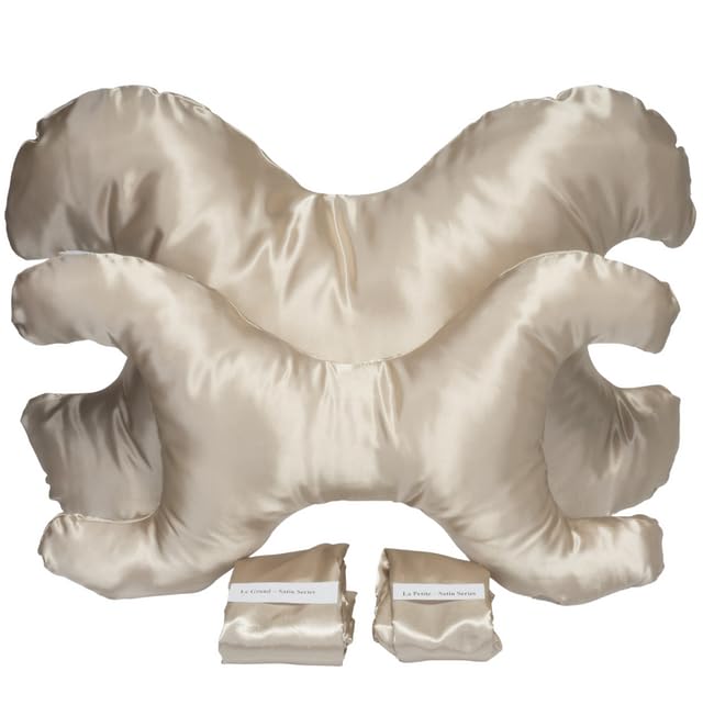 Save My Face Pillow Value Set!! in Satin Champagne Color!!