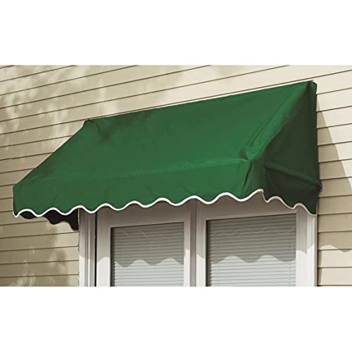 CASTLECREEK 6' Window Door Awning Sun Shade Canopy Outdoor Patio Cover Hunter Green