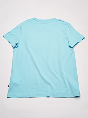 Nautica mens Solid Crew Neck Short-sleeve Pocket T-shirt T Shirt, Bright Aqua Blue, XX-Large US