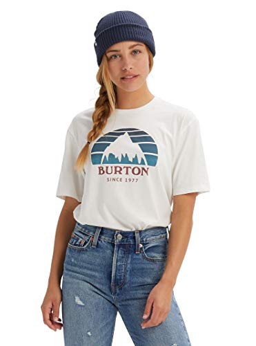 Burton Mens Underhill Short Sleeve, Stout White New, Medium