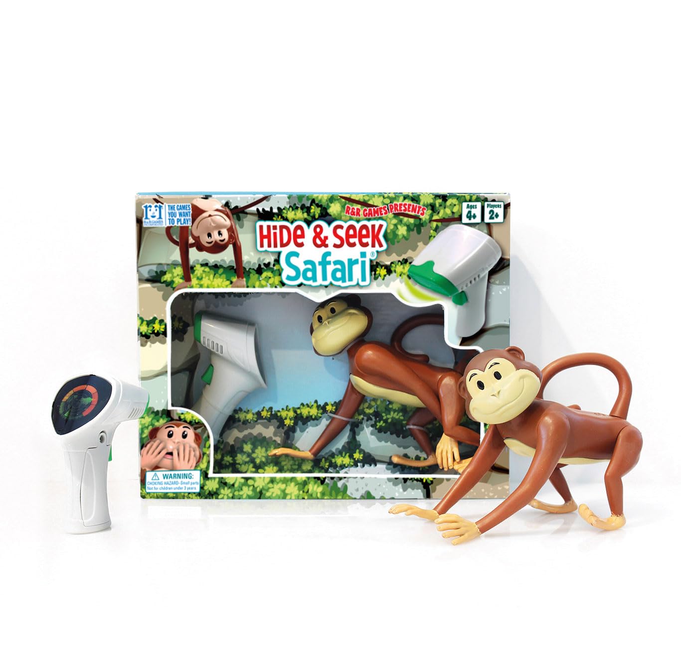 R&R Games Hide & Seek Safari Monkey II, Toy for Kids, Game for Kids and Adults, Family Games