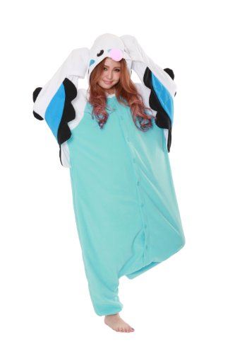 SAZAC Budgie Kigurumi - Onesie Jumpsuit Halloween Costume (Blue)