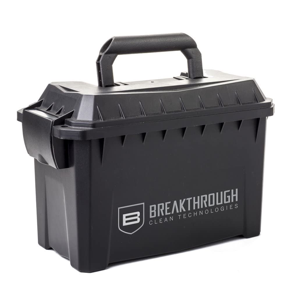 Breakthrough Clean Universal Gun Cleaning Kit - Ammo Can Case with Gun Cleaning Supplies - .22 Caliber - 12 Gauge