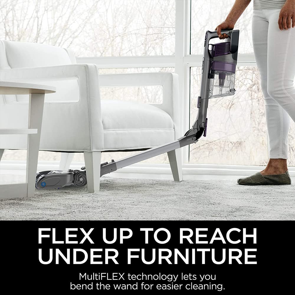 Shark IZ440H Vertex DuoClean PowerFins Cordless Stick Vacuum Cleaner Bundle with 1 YR CPS Enhanced Protection Pack (CRTE9SRKIZ440HRB) (Renewed)