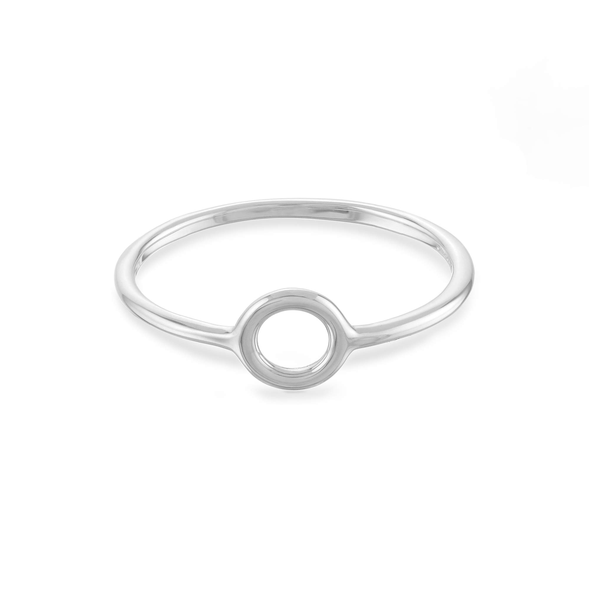 Boma Jewelry Sterling Silver Open Circle Ring, Size 9