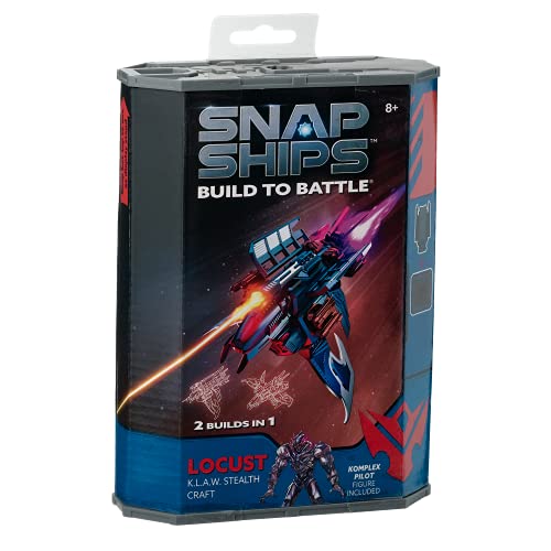 Snap Ships β Locust K.L.A.W. Stealth Craft β Construction Toy for Custom Building and Battle Play β Ages 8+