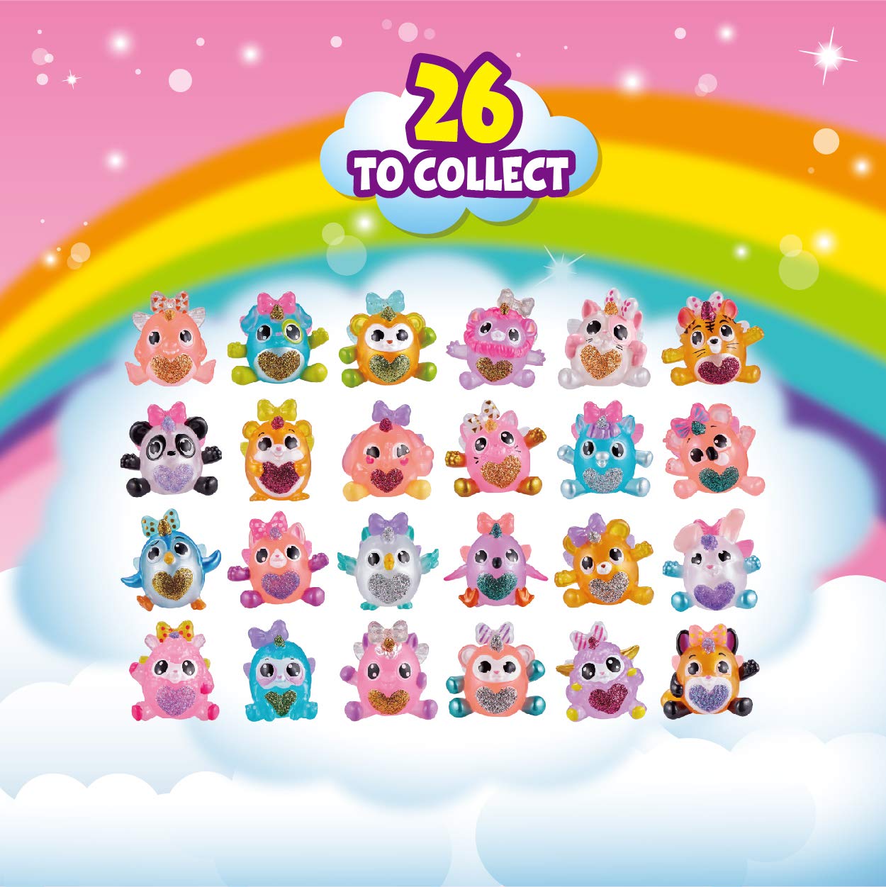 Rainbocorns - Itzy Glitzy Surprise Series 1-4 Pack