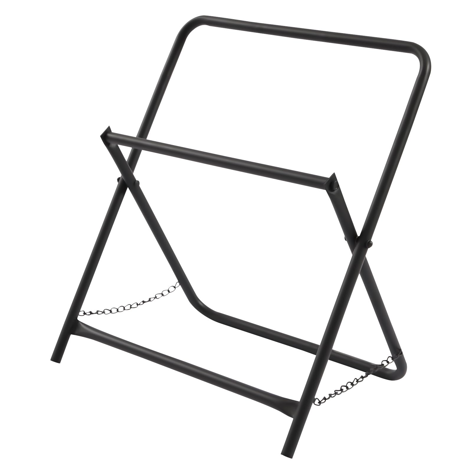 BeiseYu Single Axle Cable Caddy, Commercial Industrial Grade Steel Wire Rack Dispenser, Foldable Electrical Wires Dolly Spinner, Max Weight 66 Lbs (Black)