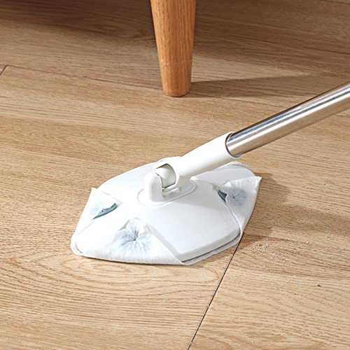 KLKCMS Cleaning Mops Wet Dry Mops Mopping Household Sweeping Telescopic Reusable Surface Floor Cleaner for Office Bedroom Bathroom Outdoor Tiles