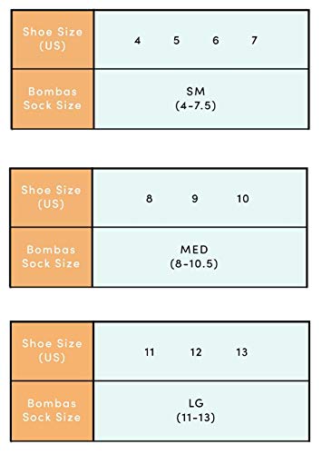 Bombas Women's Original's White Ankle Socks, Size Medium