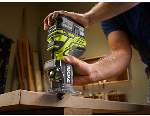 Ryobi P601 One+ 18V Lithium Ion Cordless Fixed Base Trim Router (Battery Not Included β Tool Only)