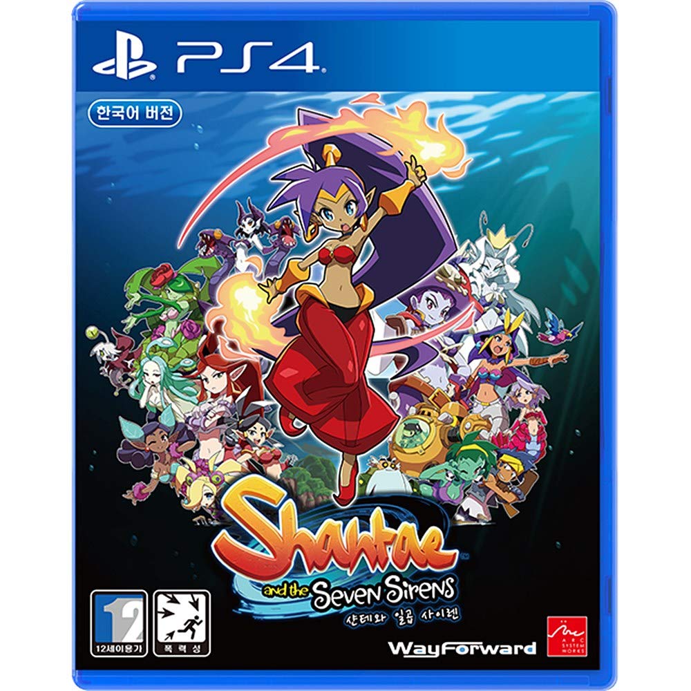 Shantae and the Seven Sirens Korean Edition [English Supports] for PS4
