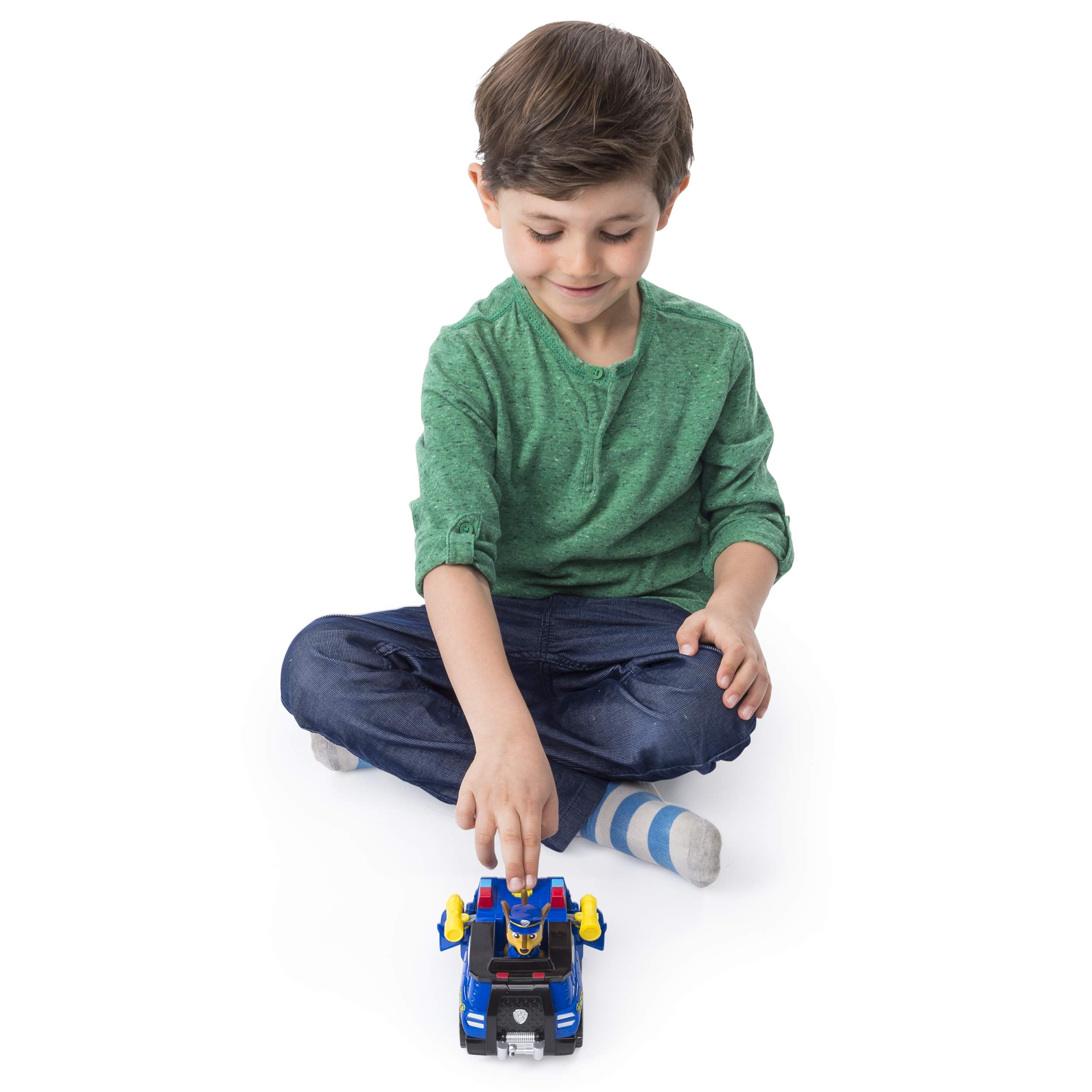 Paw Patrol, Chase’s Transforming Police Cruiser with Flip-Open Megaphone, for Ages 3 & Up