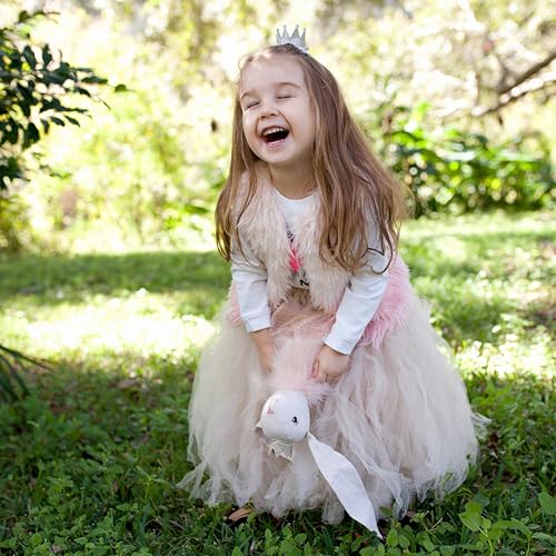 MON AMI Princess Bunny Stuffed Doll - 18", Soft & Cuddly Plush Animal Doll for Kids of All Ages, Use as Toy or Room Décor