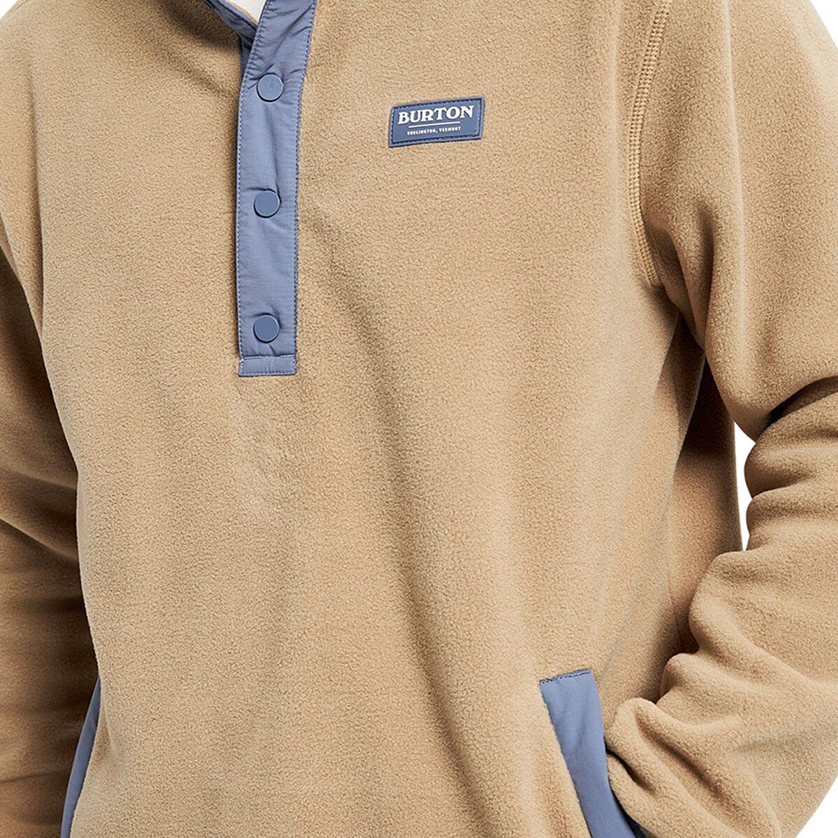 Burton Men's Standard Hearth Fleece Pullover, Kelp, Large