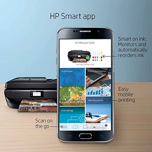 HP OfficeJet 5260 Wireless All-in-One Printer โ includes 2 Years of Ink Delivered to Your Door, Works with Alexa (Z4B13A)