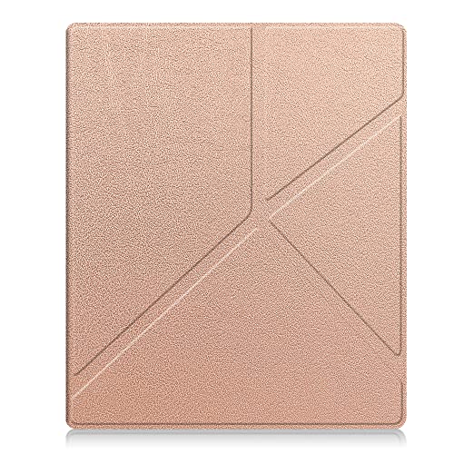 Gylint Kobo Elipsa 2E (2023 Release) Origami Case, The Thinnest and Lightest Leather Smart Cover Case for 10.3" Kobo Elipsa 2E eReader with Auto Wake Sleep Feature Rose Gold
