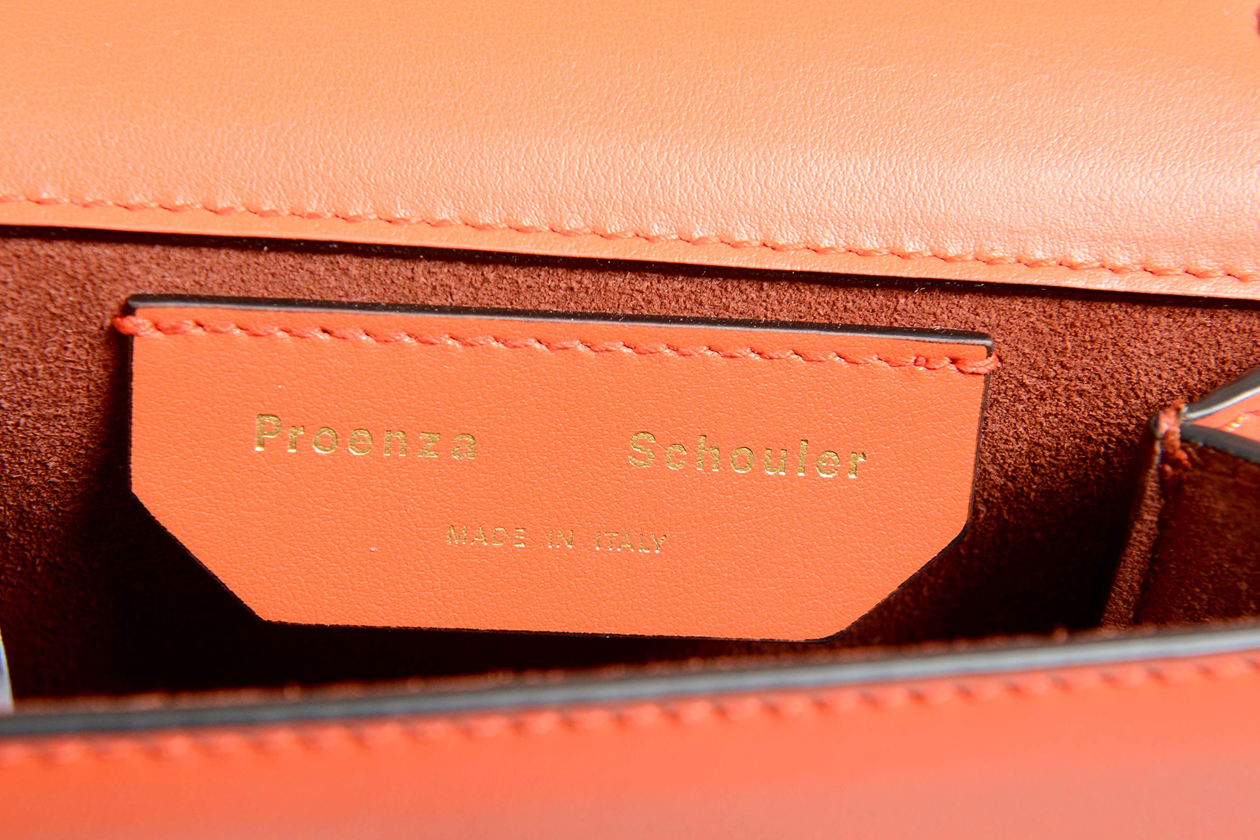 Proenza Schouler Women's Orange Leather Crossbody Shoulder Bag