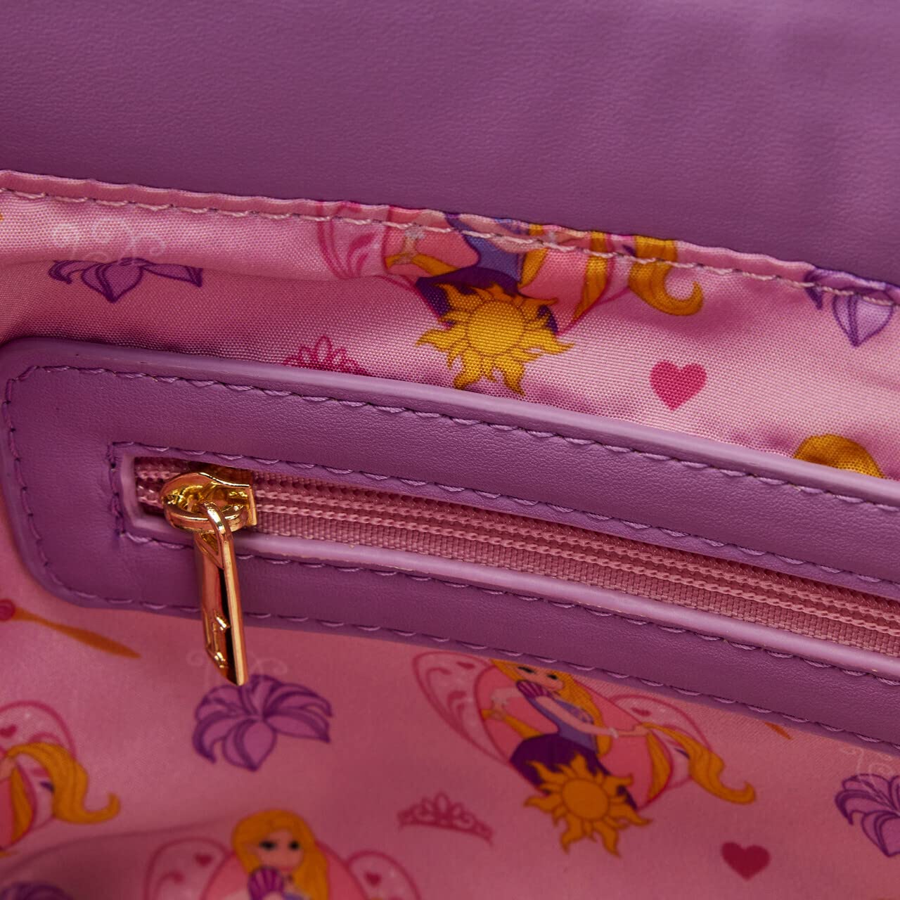 Loungefly Disney Crossbody Bag Rapunzel Princess Official Purple One Size