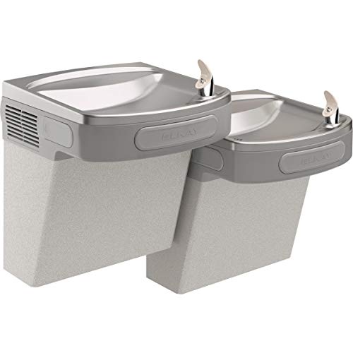 Elkay EZSTL8LC Cooler, Push Bar-Activated, Light Gray Granite
