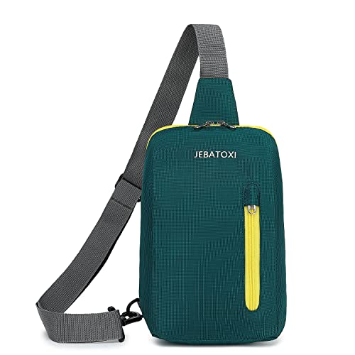 JEBATOXI UltraLight Crossbody Sling Backpack Sling Bag Travel Hiking Chest Bag Daypack