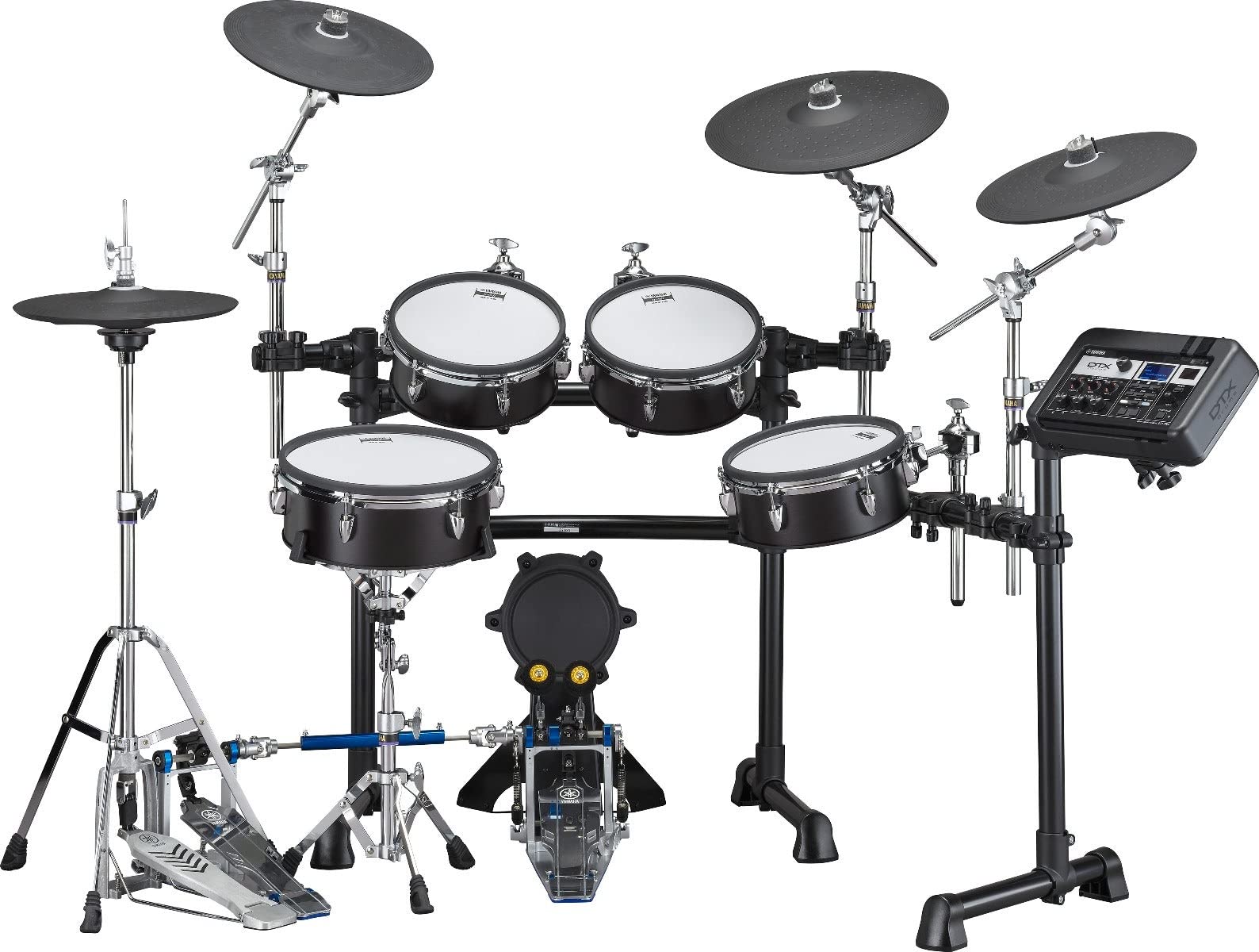 Yamaha DTX8K-M Electronic Drum Set w/Mesh Pads, Black Forest