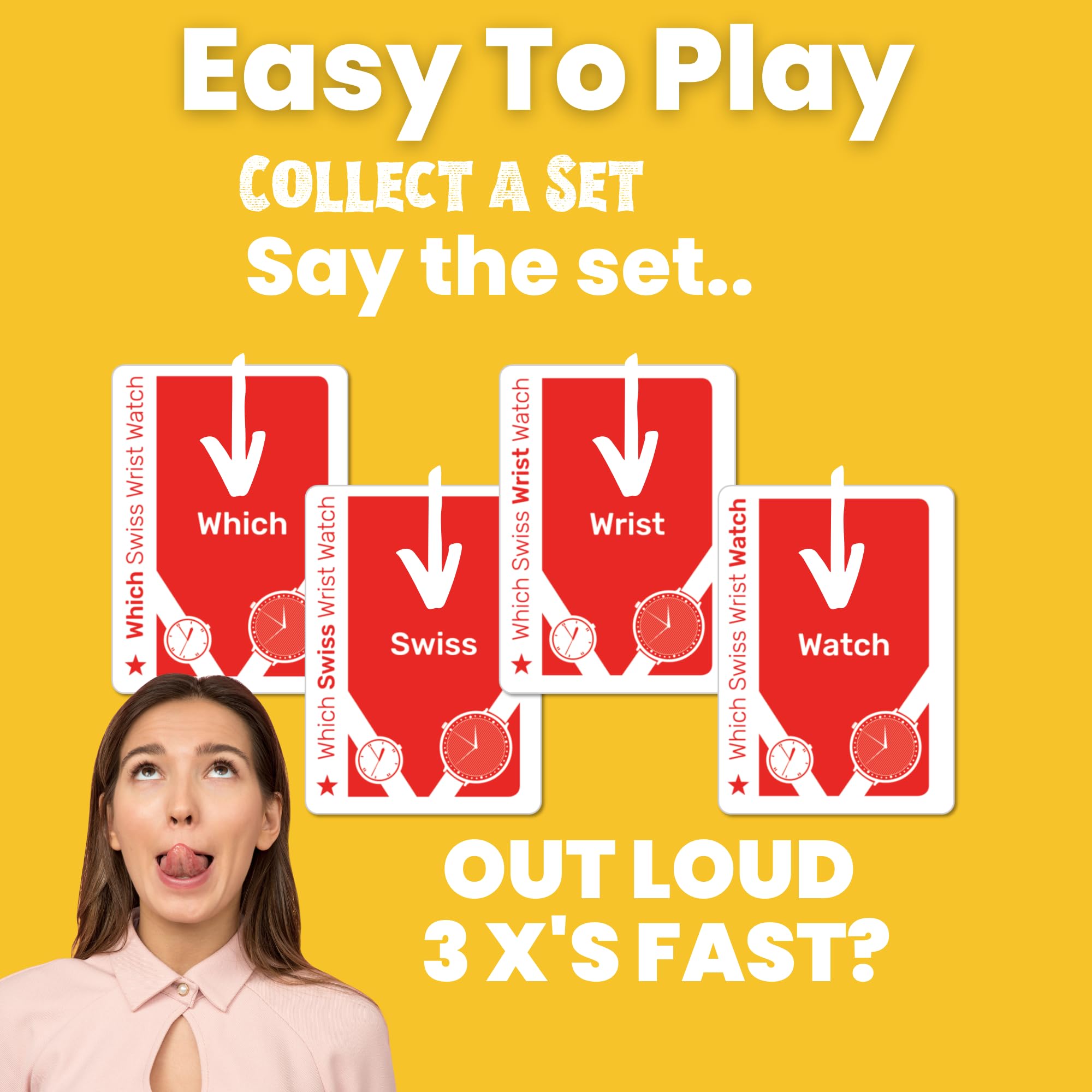Really?! Tricky Tetra Tongue Twisters - Go Fish with A Twist, Hilarious Family Party Speech & Memory Card Game, Ages 8+