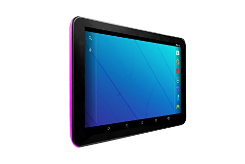 Ematic 10-inch Android 5.1 (Lollipop), Quad-Core 16GB Tablet with Keyboard Folio Case and Headphones, Purple