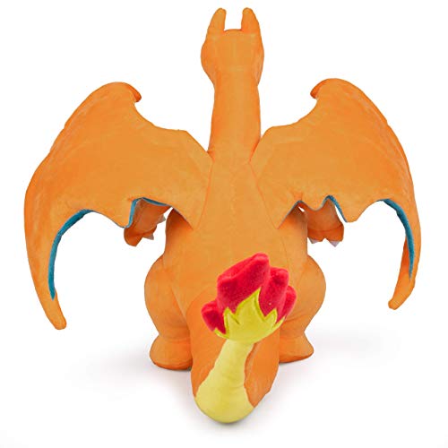 Pokémon 12" Large Charizard Plush - Officially Licensed - Charmander Evolution - Authentic Soft Stuffed Animal Toy Figure - Valentine's Day & Easter Basket Stuffer Gift for Kids, Boys, Girls - 2+