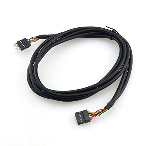 DGBRSM USB Header Extension Cable 3.3Ft USB Header 10 Pin Male to Female Header Extender Extension Cable