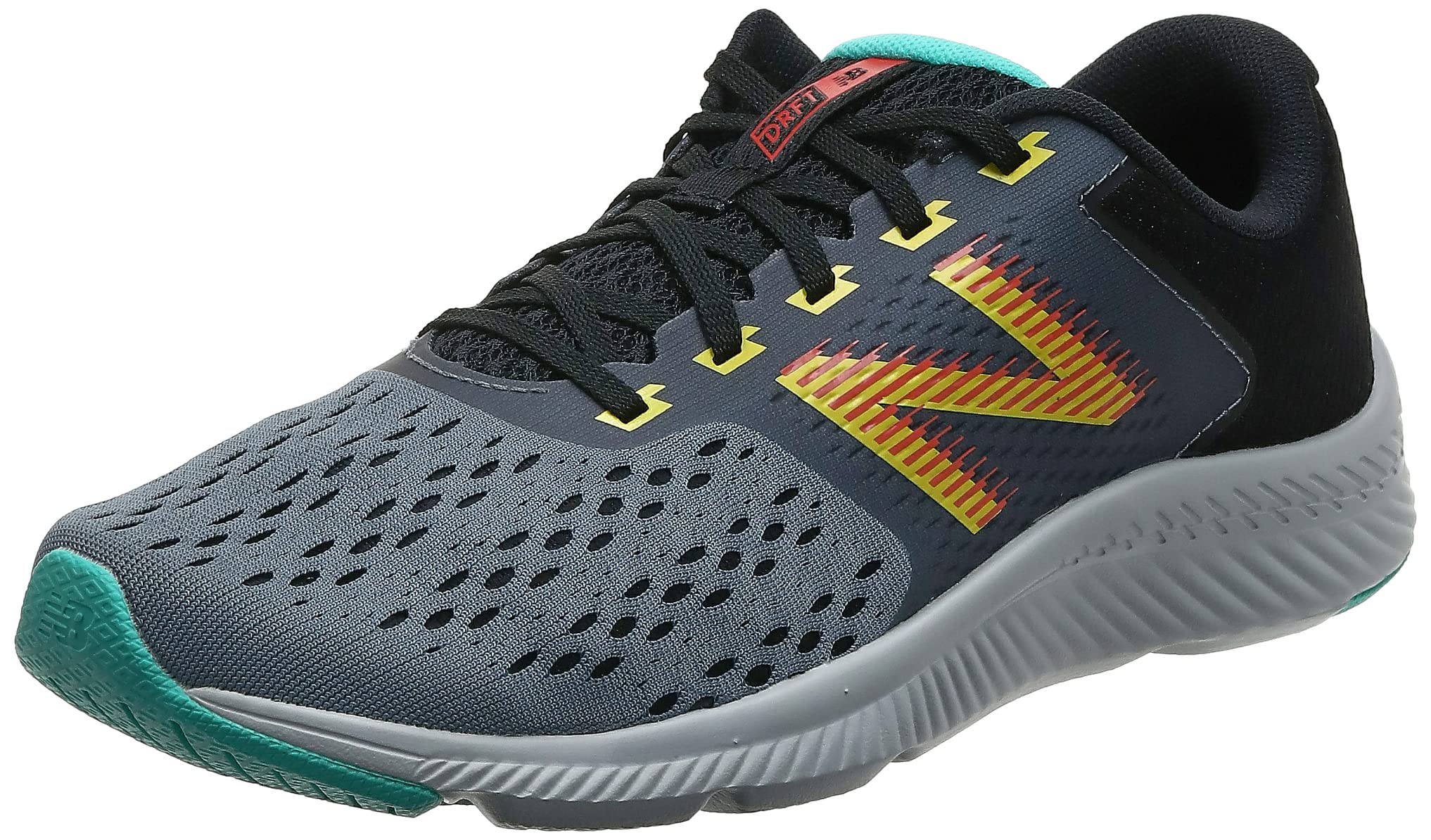 New Balance Men's DRFT V1 Running Shoe, White 12 Medium